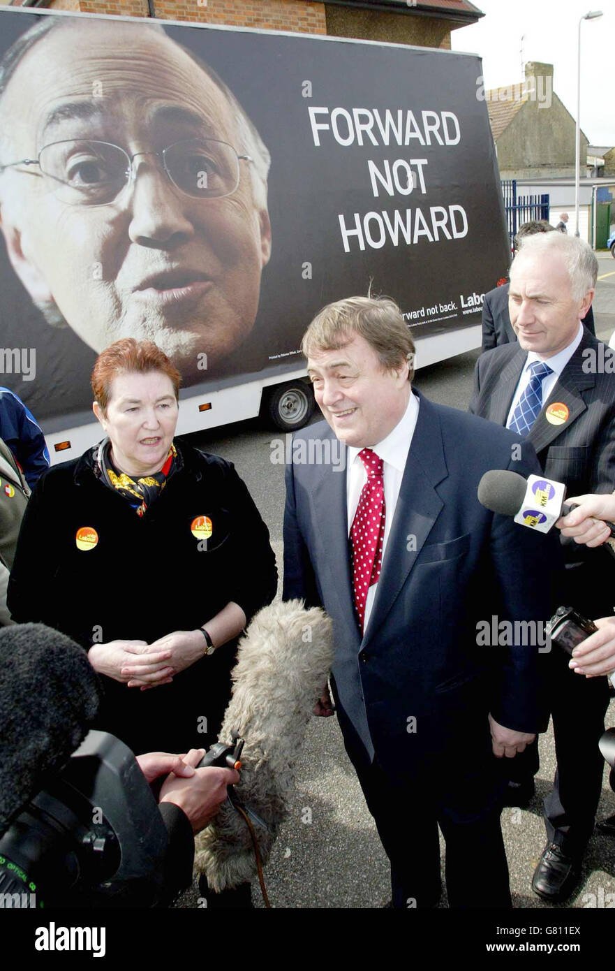General Election 2005 - Campaign Launches - Labour Party Stock Photo ...