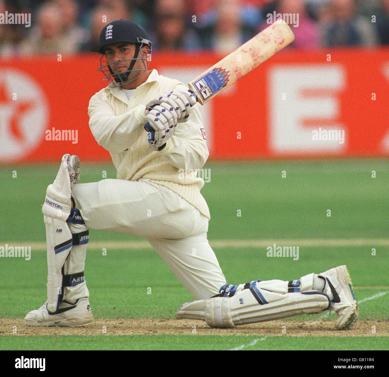 Cricket ... Texaco Trophy ... England v Australia. Adam Hollioake ...