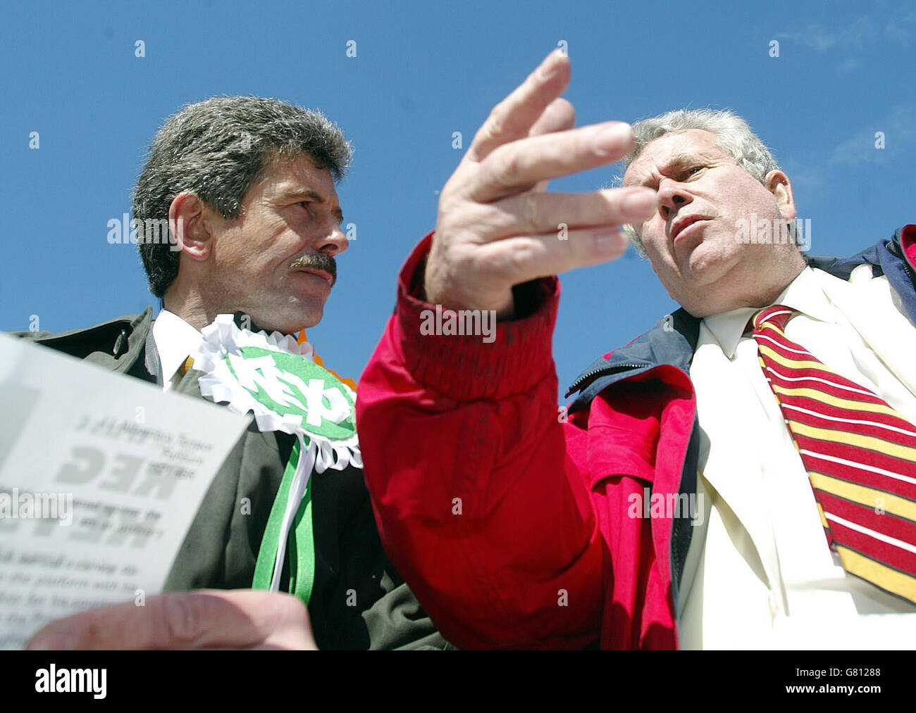 Reg Keys, the father of a Royal Military Policeman killed in Iraq, with ...