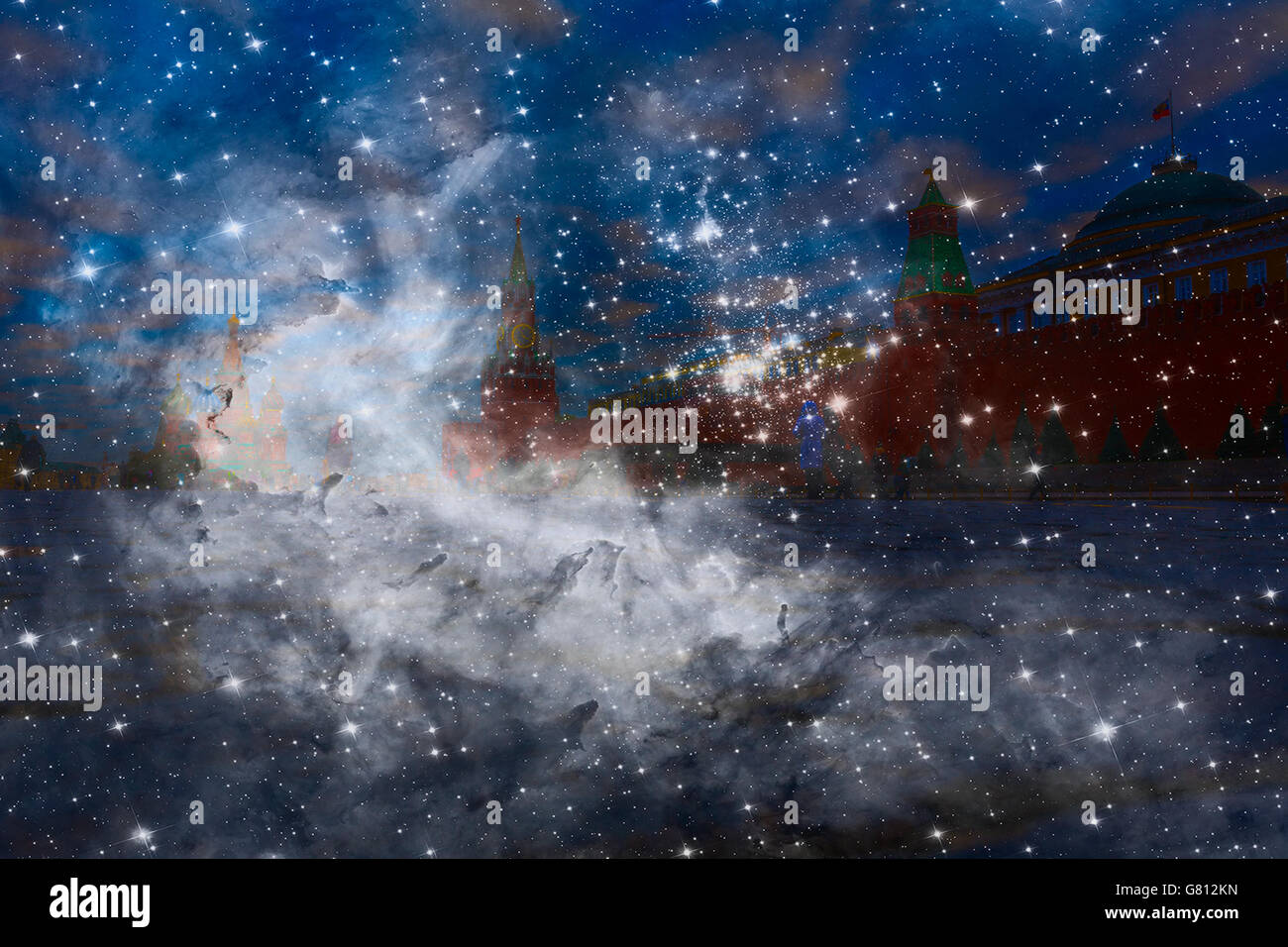 Blizzard moscow hi-res stock photography and images - Alamy