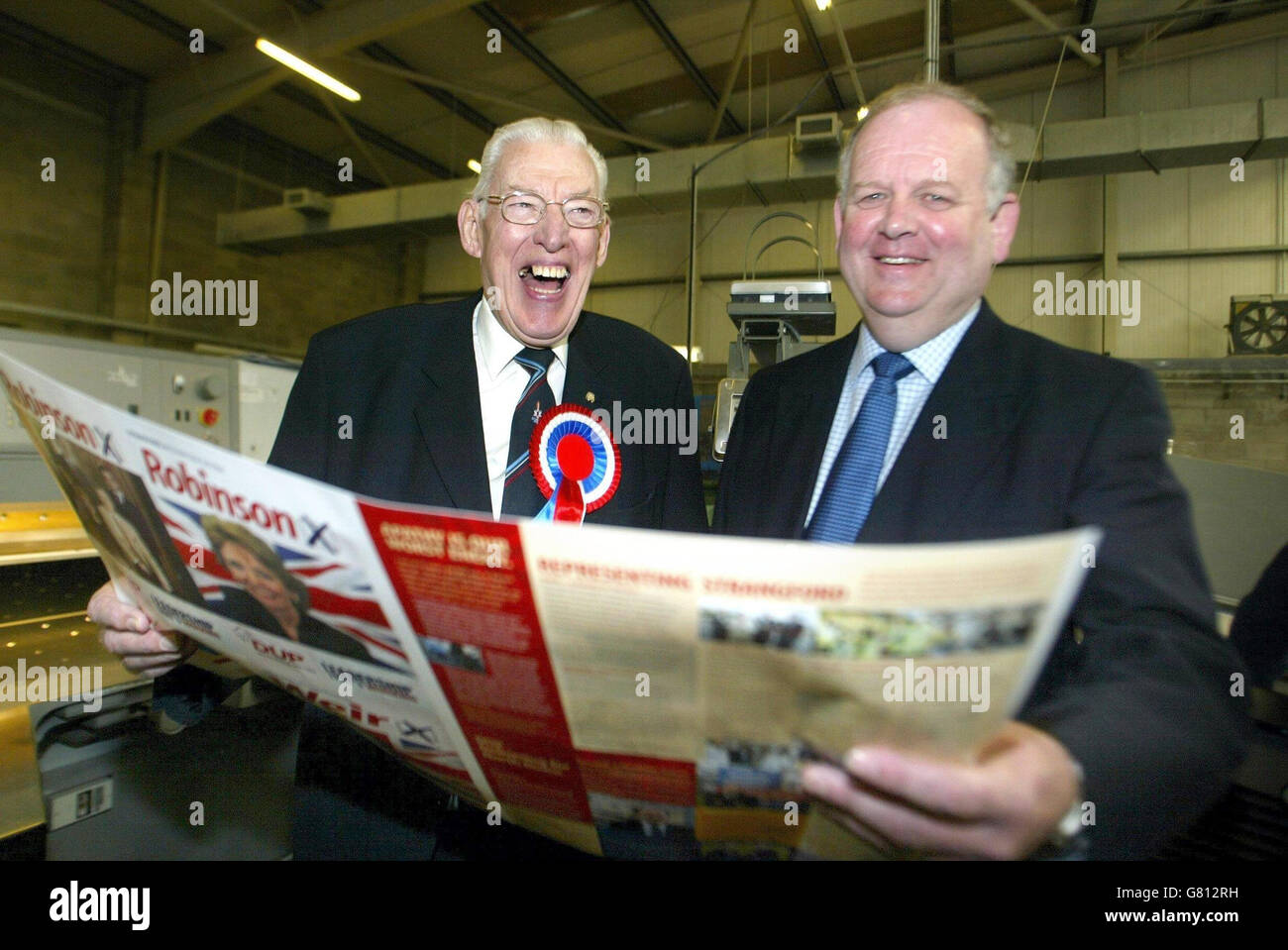 General Election Campaign 2005 - Belfast Stock Photo - Alamy