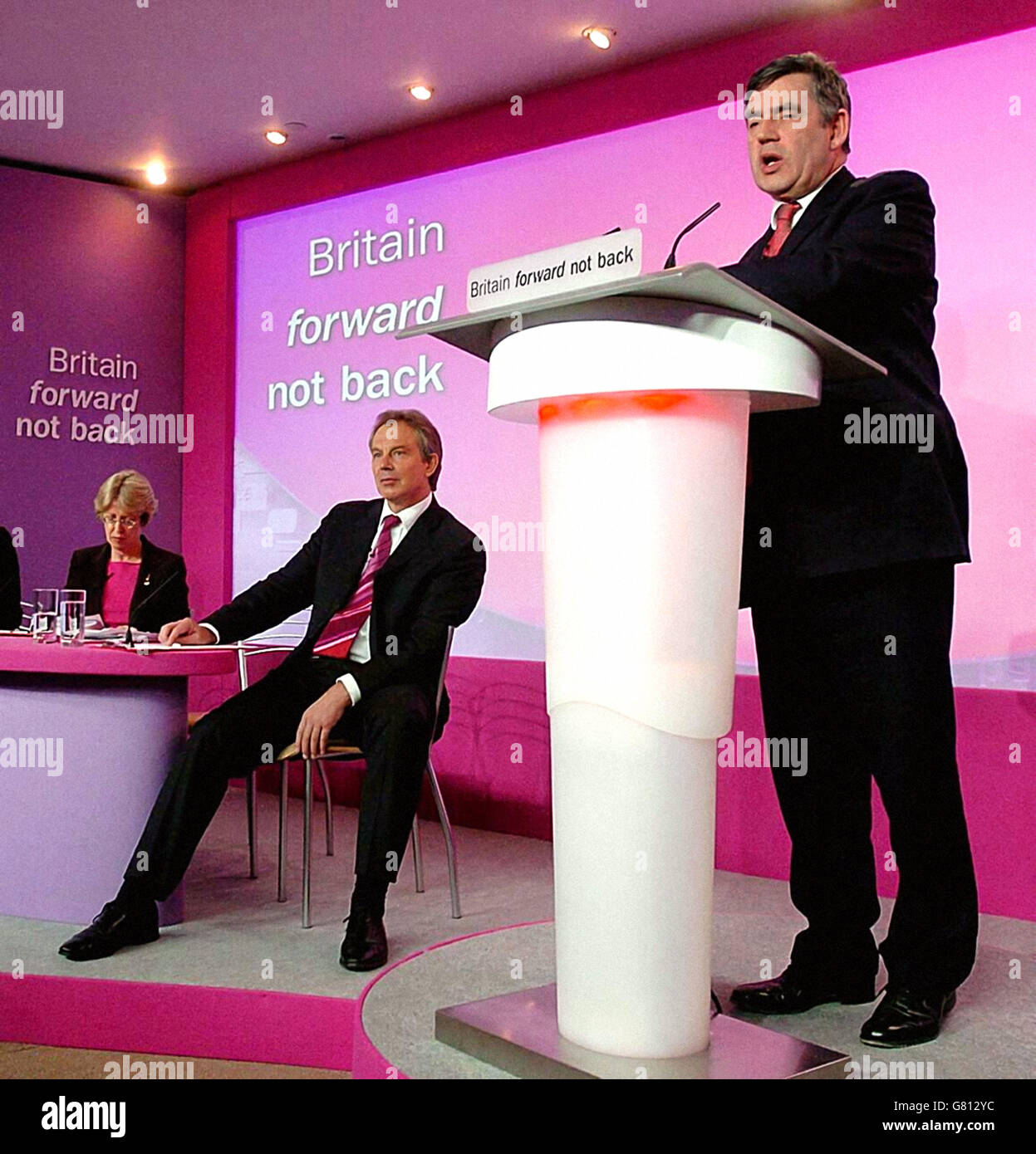 Britain's Chancellor Gordon Brown Stock Photo - Alamy