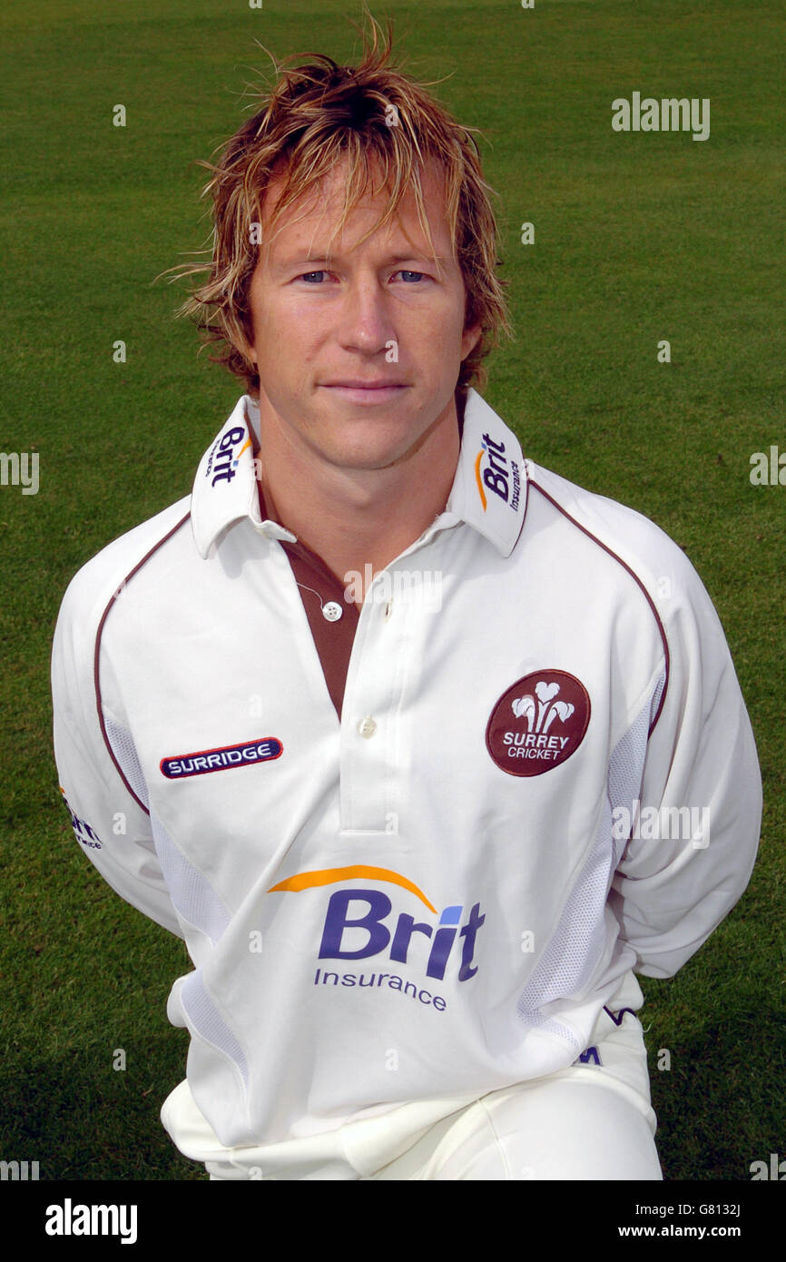 Cricket surrey county cricket club photocall the brit oval hi-res stock ...