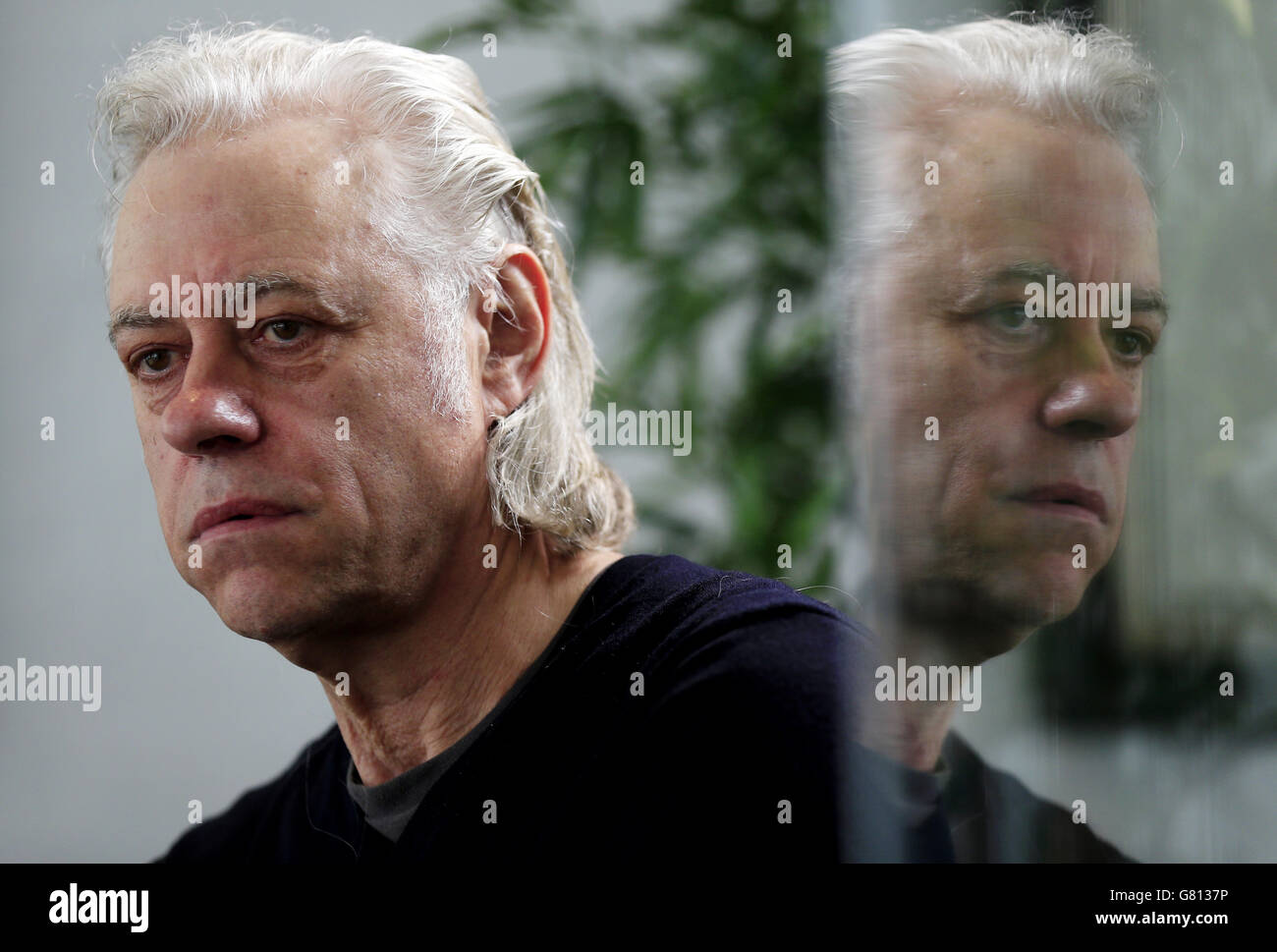 Bob Geldof at the offices of Kruger Cowne Ltd, Chelsea, London as ...