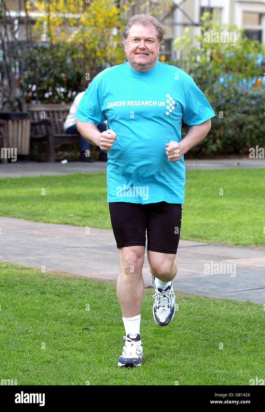 CBI director general Sir Digby Jones, London Marathon training. Sir ...