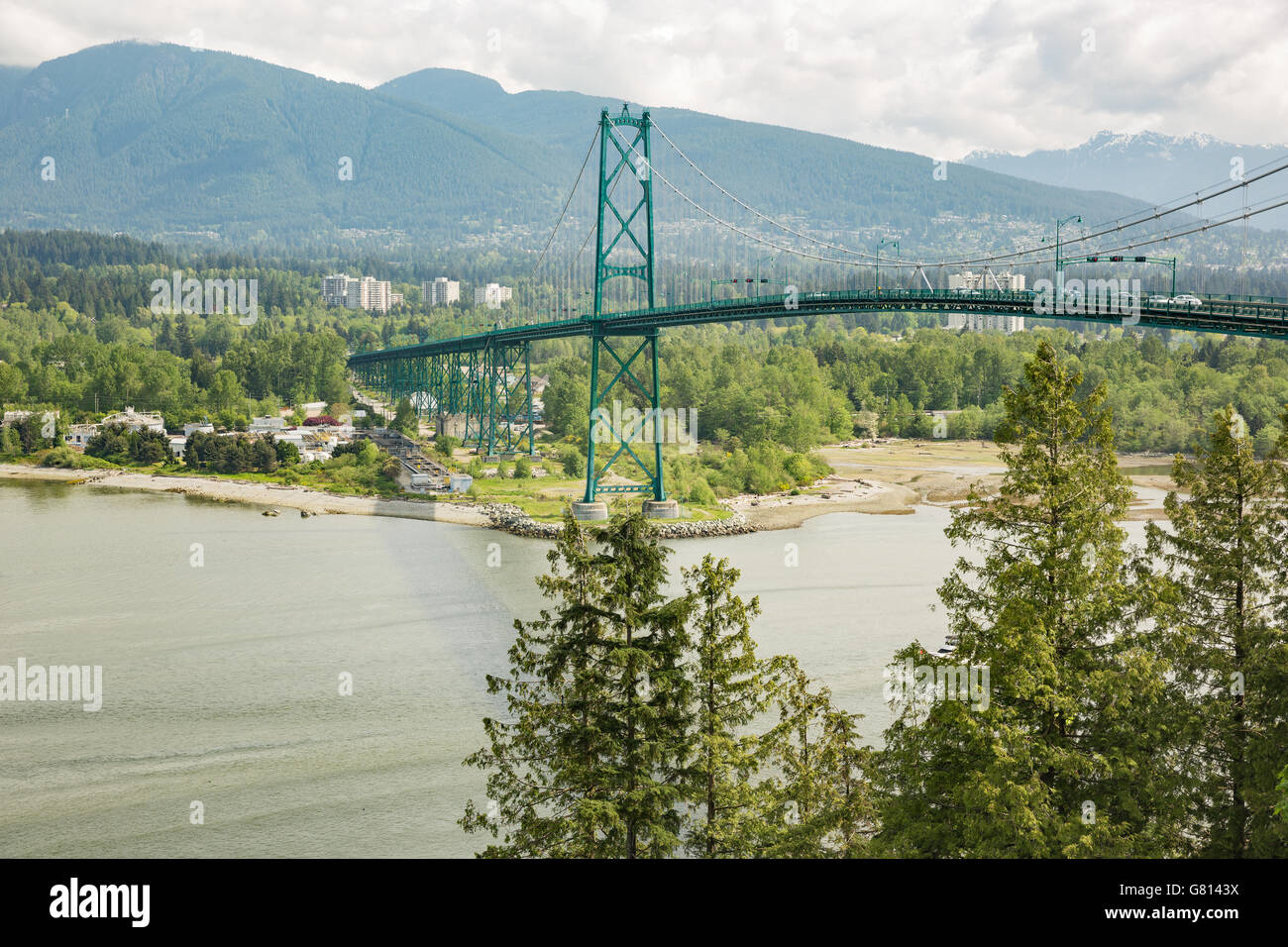Lions gate bridge suspension hi-res stock photography and images - Alamy