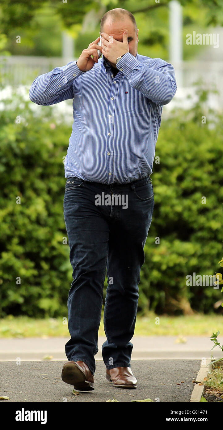 Stephen McLaughlin, 34, from Limavady, arrives at Basildon Crown Court ...