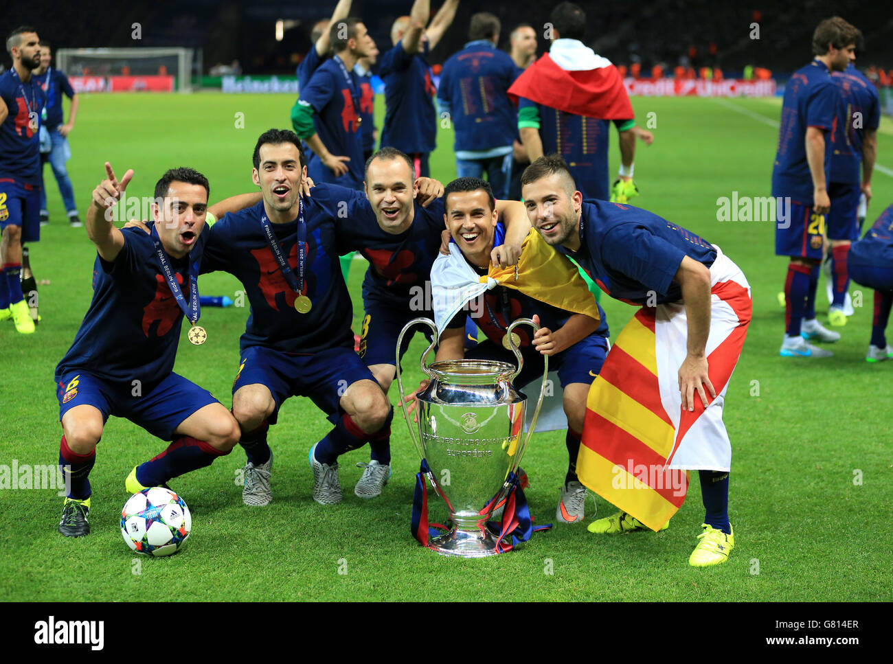 Young Iniesta Messi Xavi Together When There