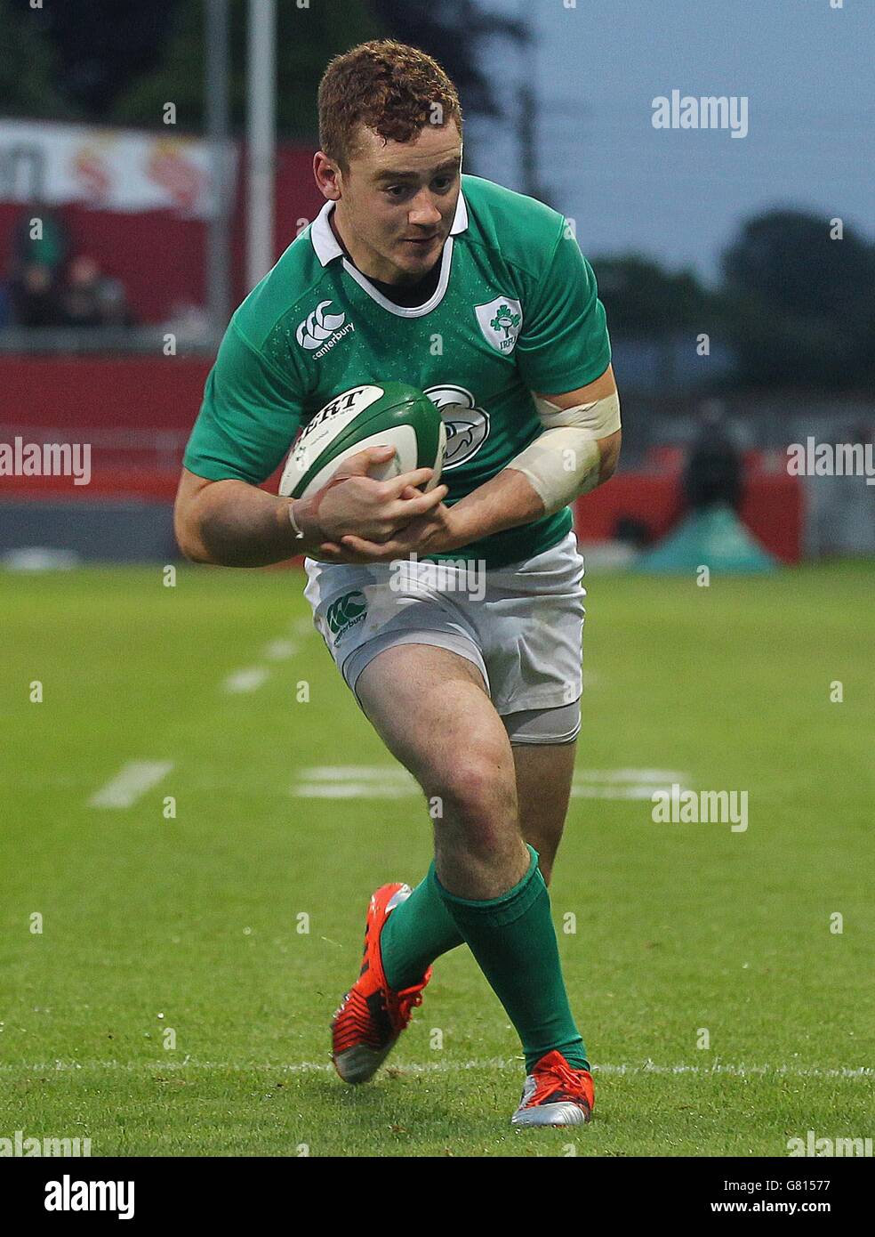 Ireland's Paddy Jackson during the friendly match at Thomond Park ...