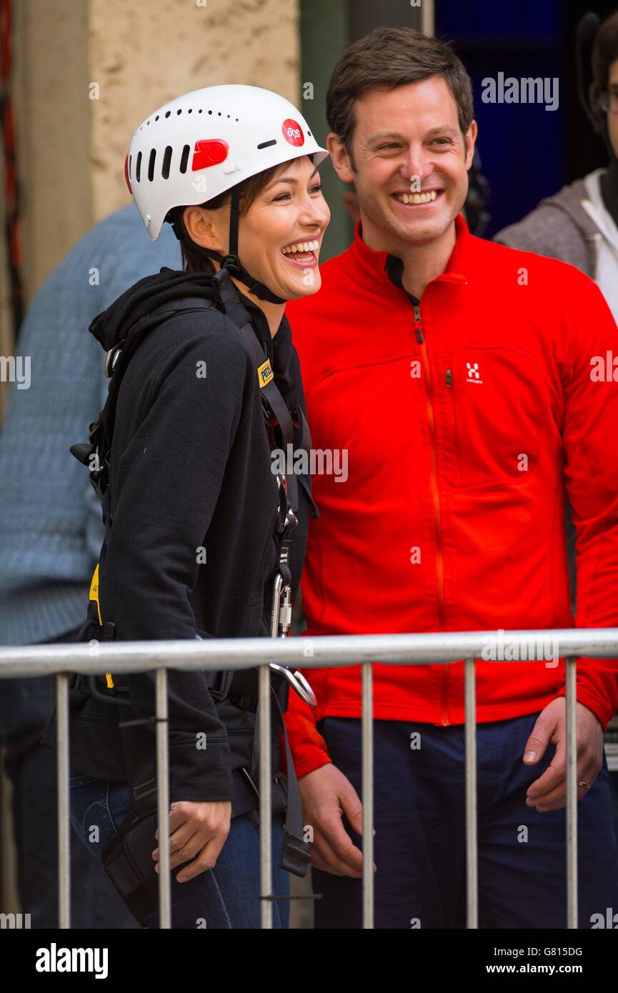 Prized Apart presenter Emma Willis with One Show presenter Matt Baker ...