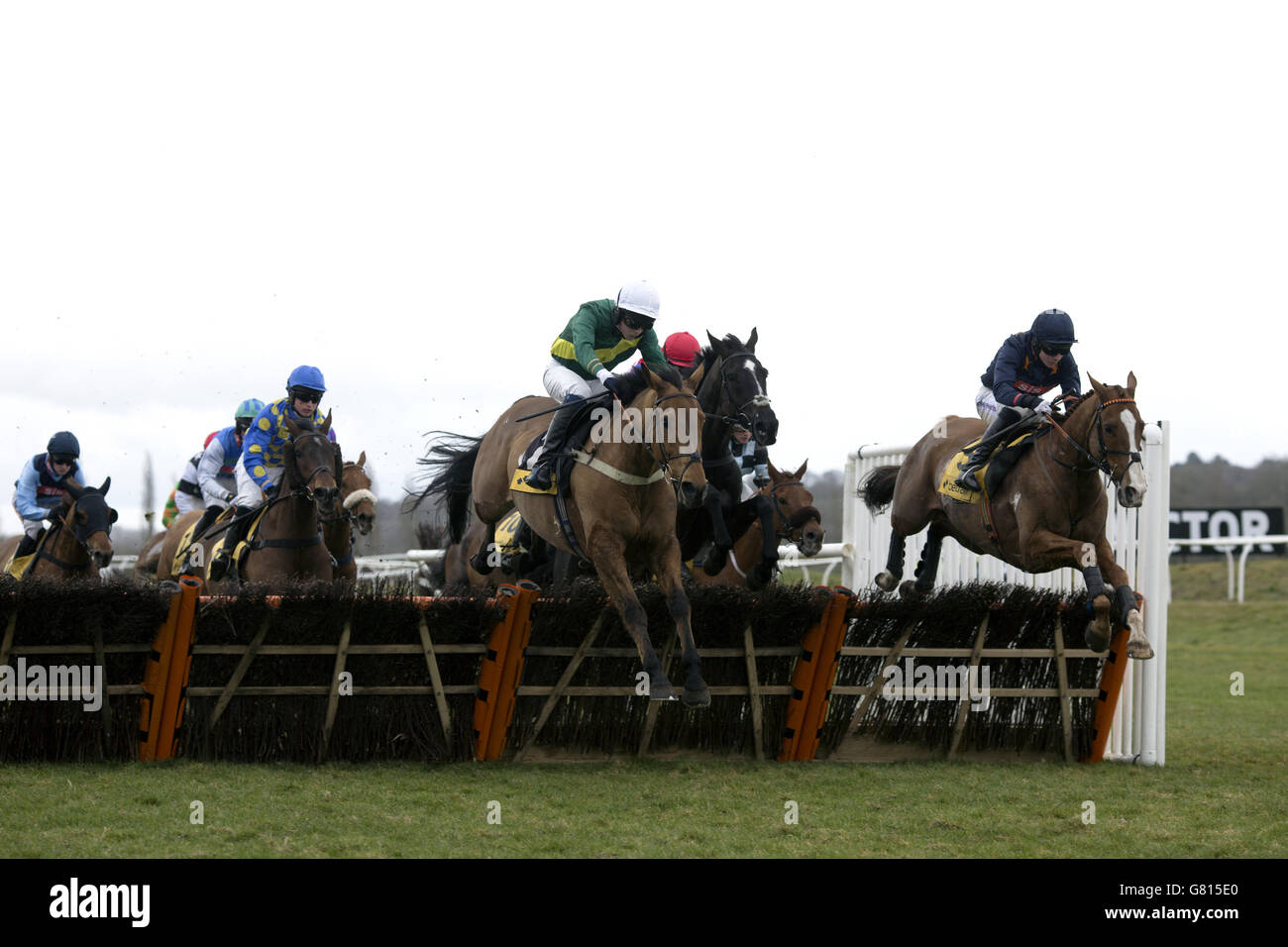 Jockey Tom Cannon on Fairy Rath (right) and Harrison Beswick on ...