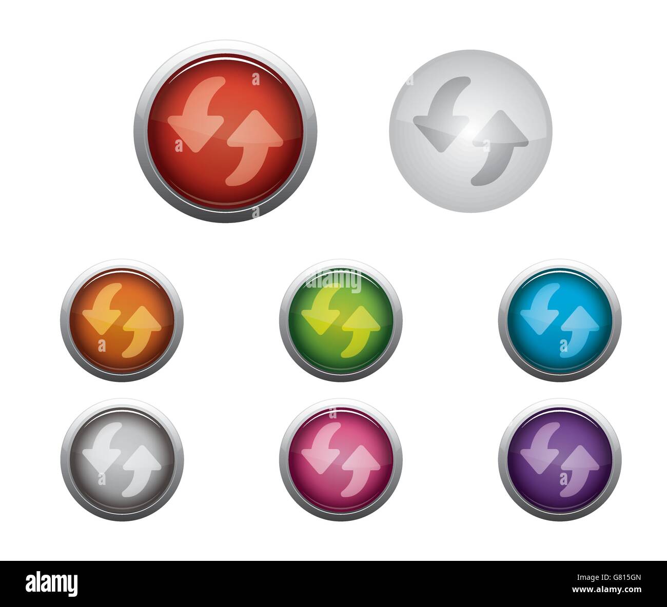 Refresh vector vectors hi-res stock photography and images - Alamy