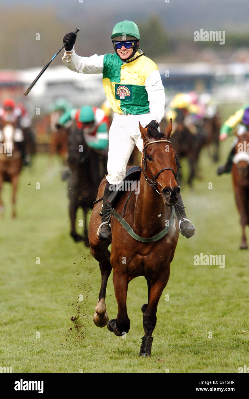 Hedgehunter with jockey Ruby Walsh wins the John Smith's Grand National ...