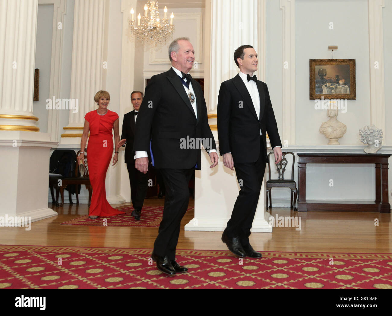 Lord mayor of london alan yarrow 2nd right hi-res stock photography and ...