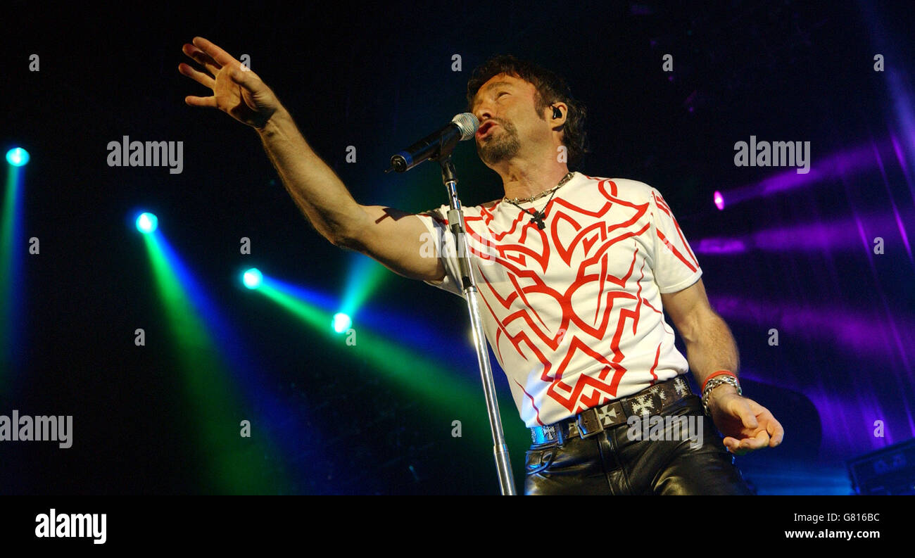 New frontman Paul Rodgers of Queen performs live on stage to kick of ...