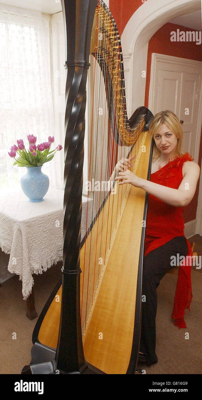 Jemima Phillips, 23, a harpist, who will play at the Prince of Wales's ...