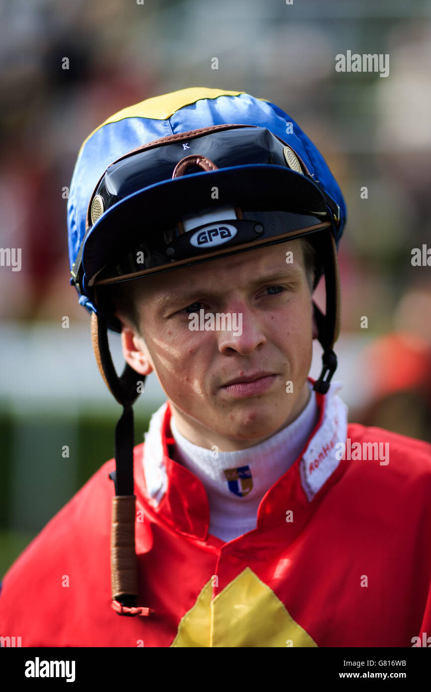 Jockey David Probert during day two of the May Festival 2015 at ...