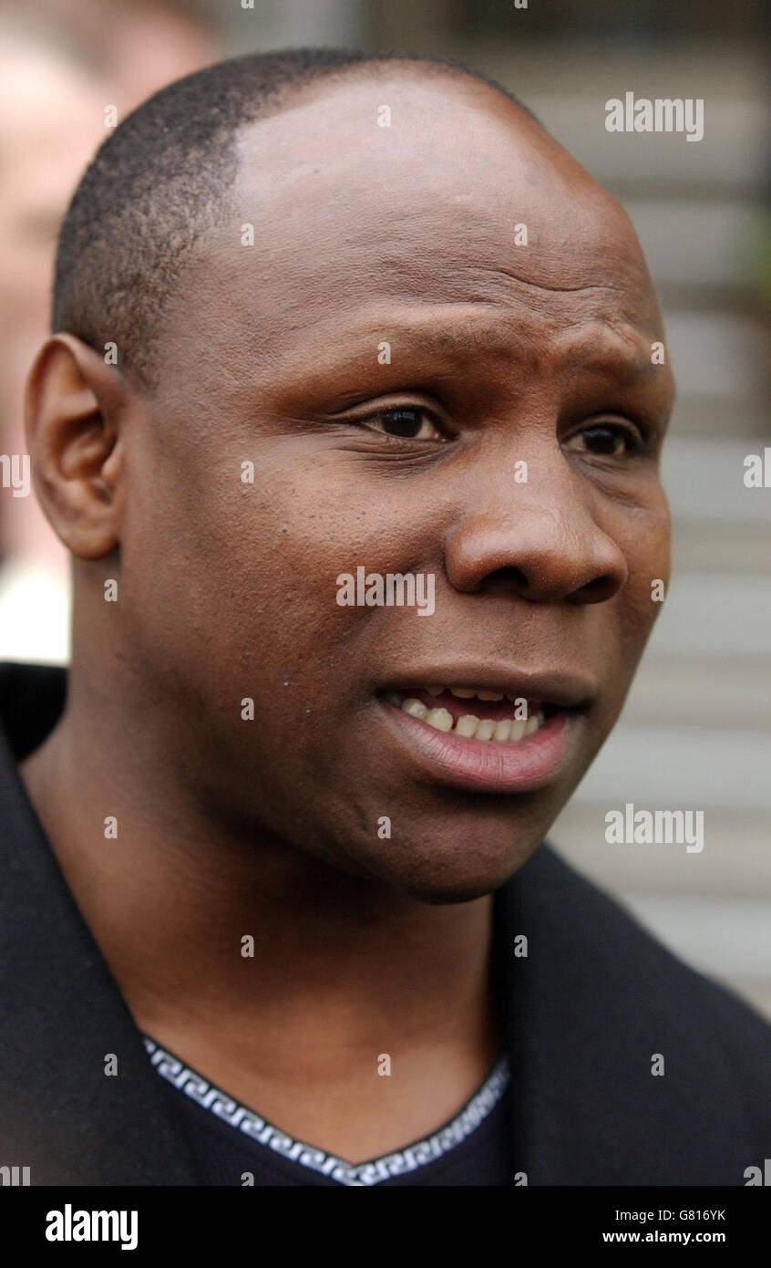 Chris Eubank - Brighton Magistrates Court Stock Photo - Alamy