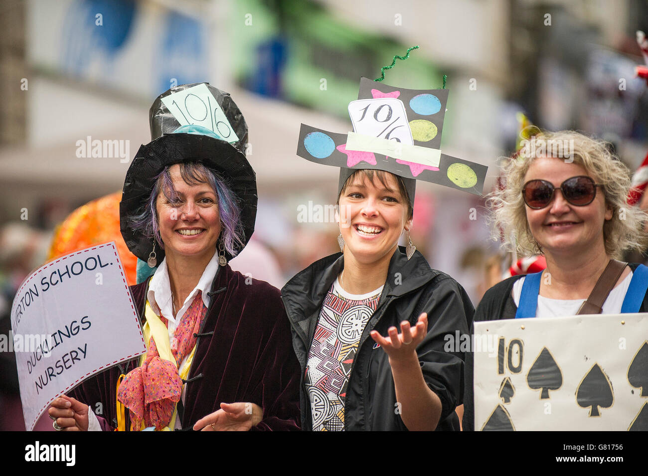 The Mazey Day celebrations in Penzance, Cornwall Stock Photo - Alamy