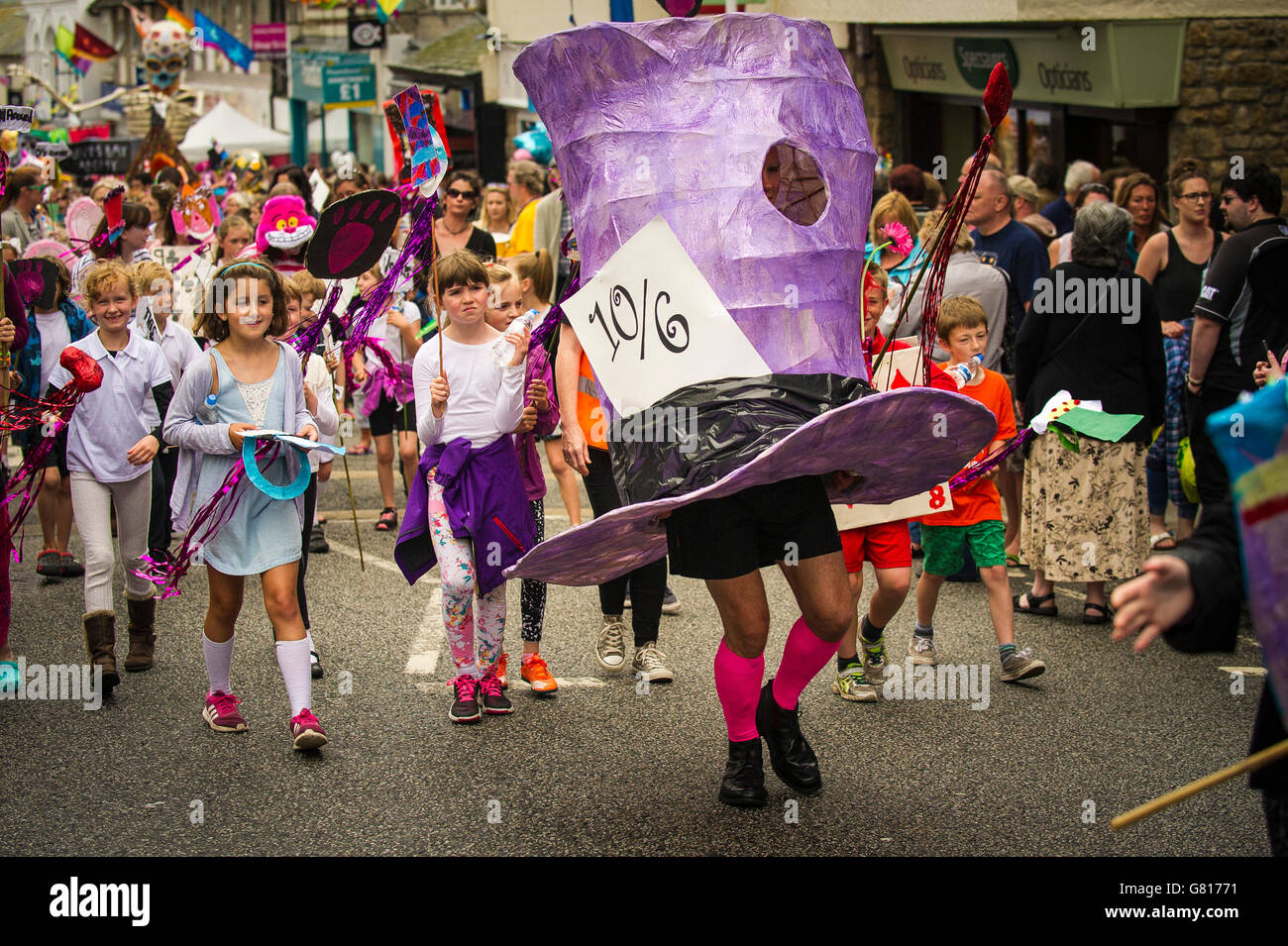 The Mazey Day celebrations in Penzance, Cornwall Stock Photo - Alamy
