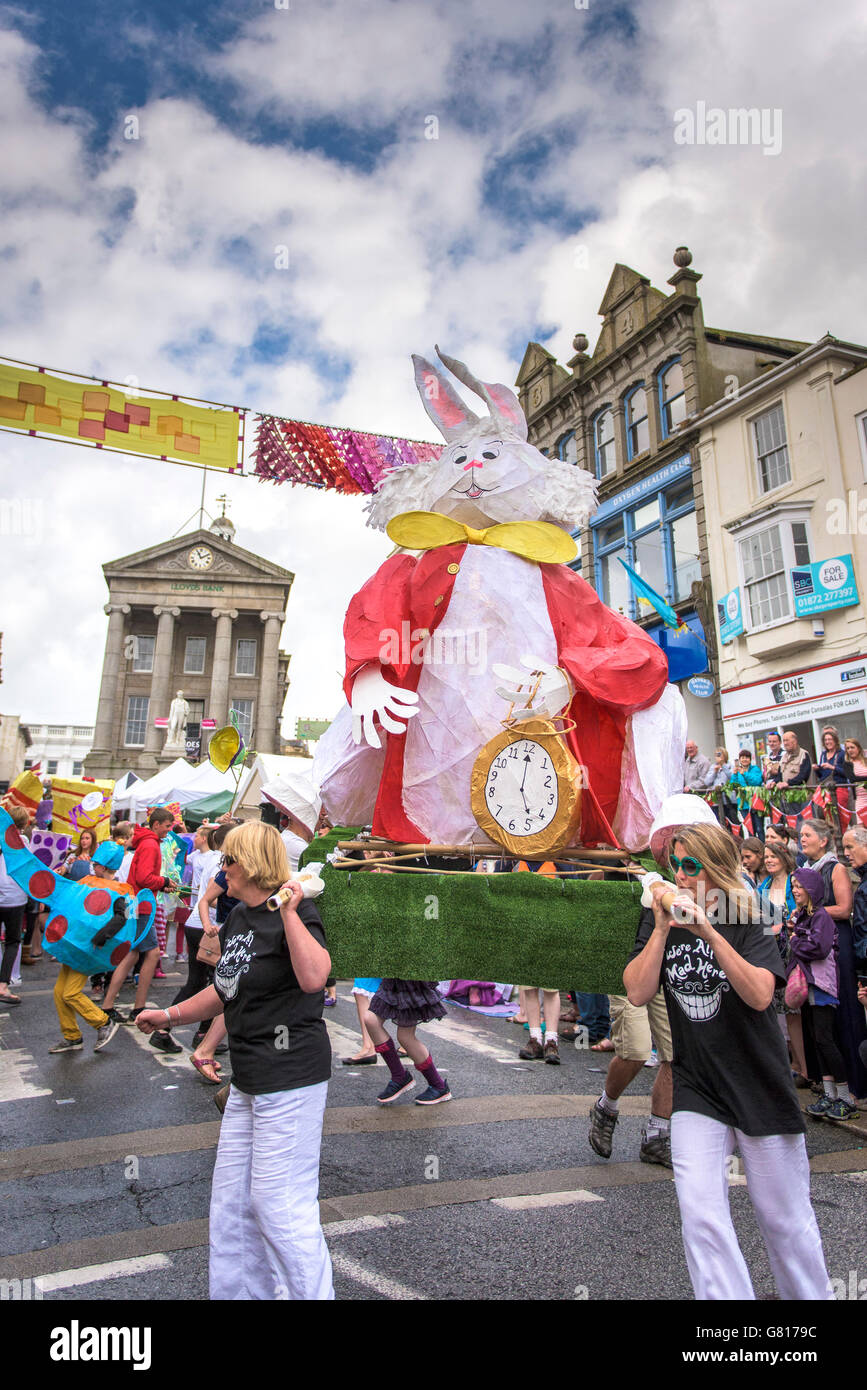The Mazey Day celebrations in Penzance, Cornwall Stock Photo - Alamy