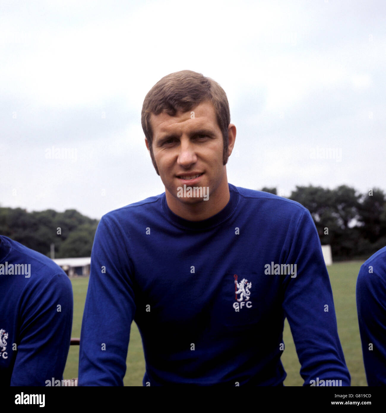 Top half head shot football colour colour1969 natpub hi-res stock ...
