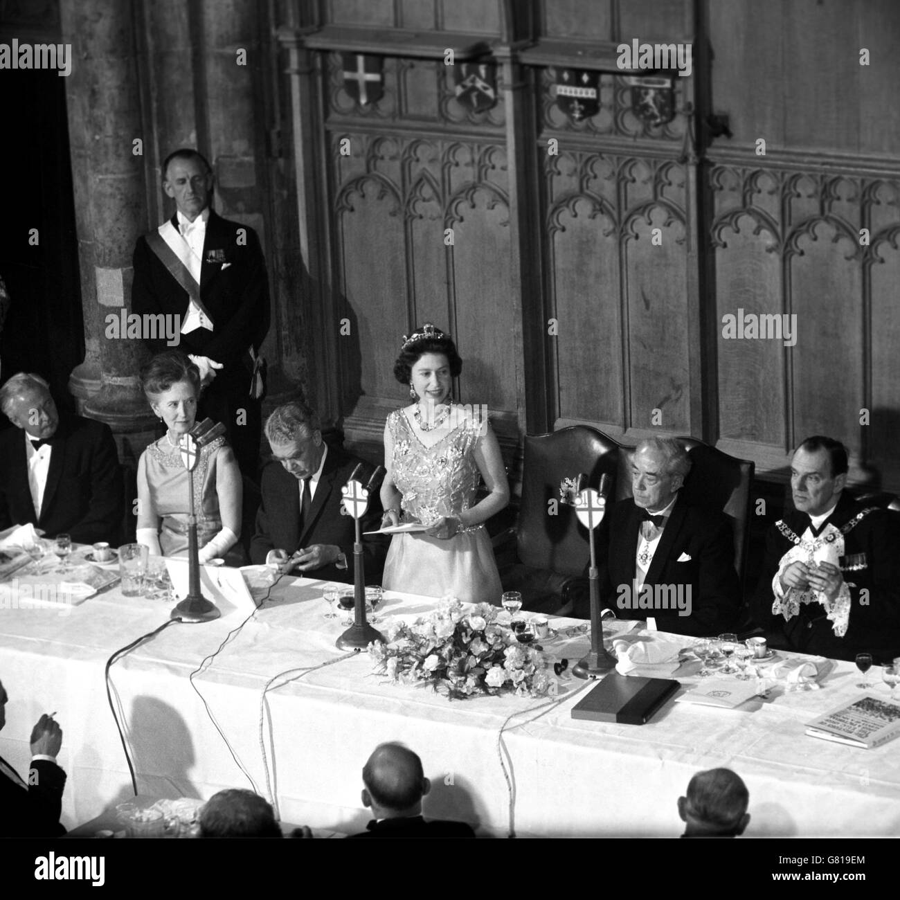 Trades Union Congress centenary banquet Stock Photo - Alamy