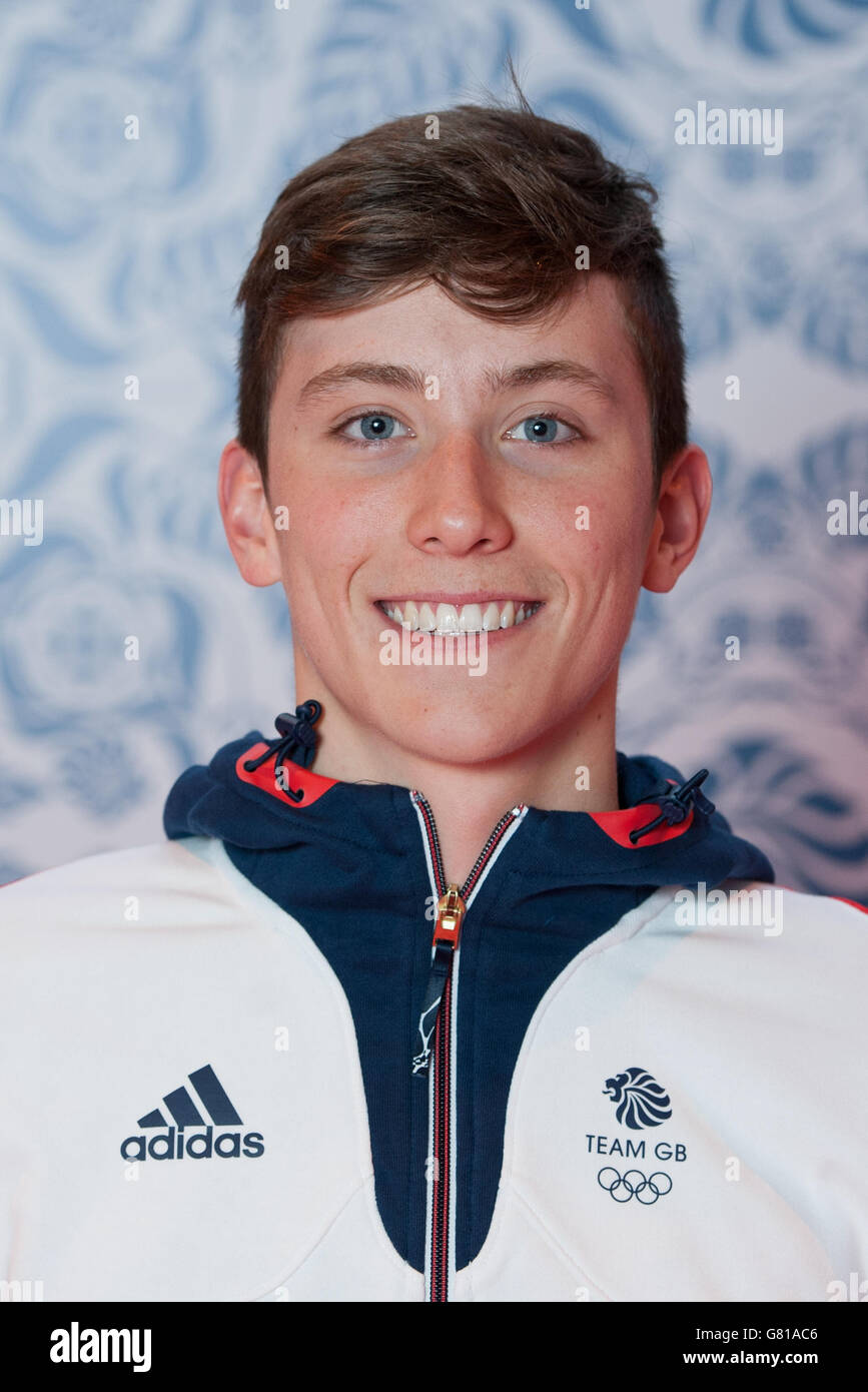 Swimmer Cameron Kurle during a kitting out session at the N.E.C ...