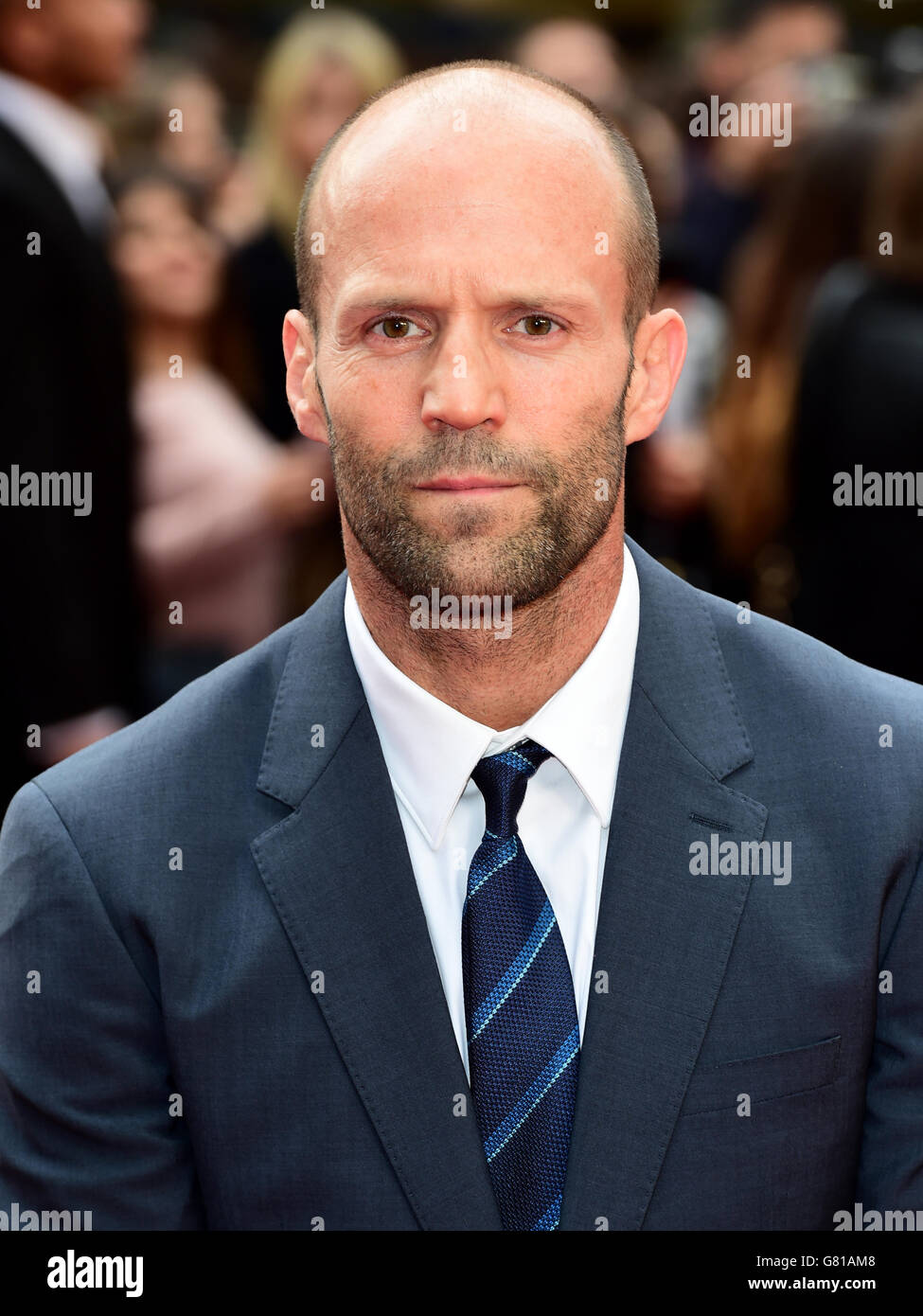 Jason Statham attending the European premiere of Spy at the Odeon ...