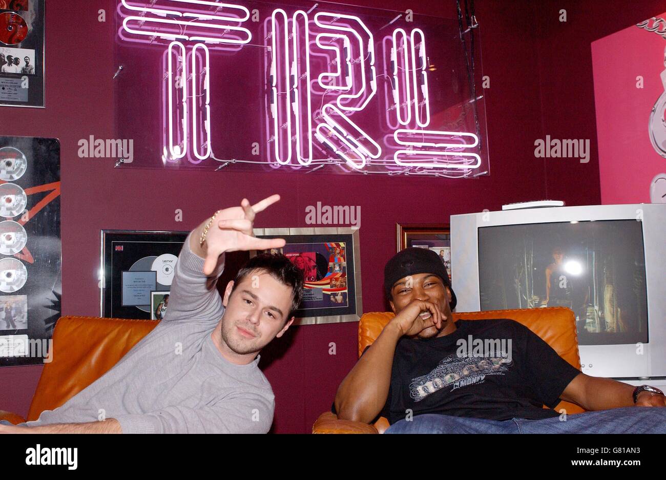 MTV's TRL - Total Request Live - Leicester Square Stock Photo - Alamy