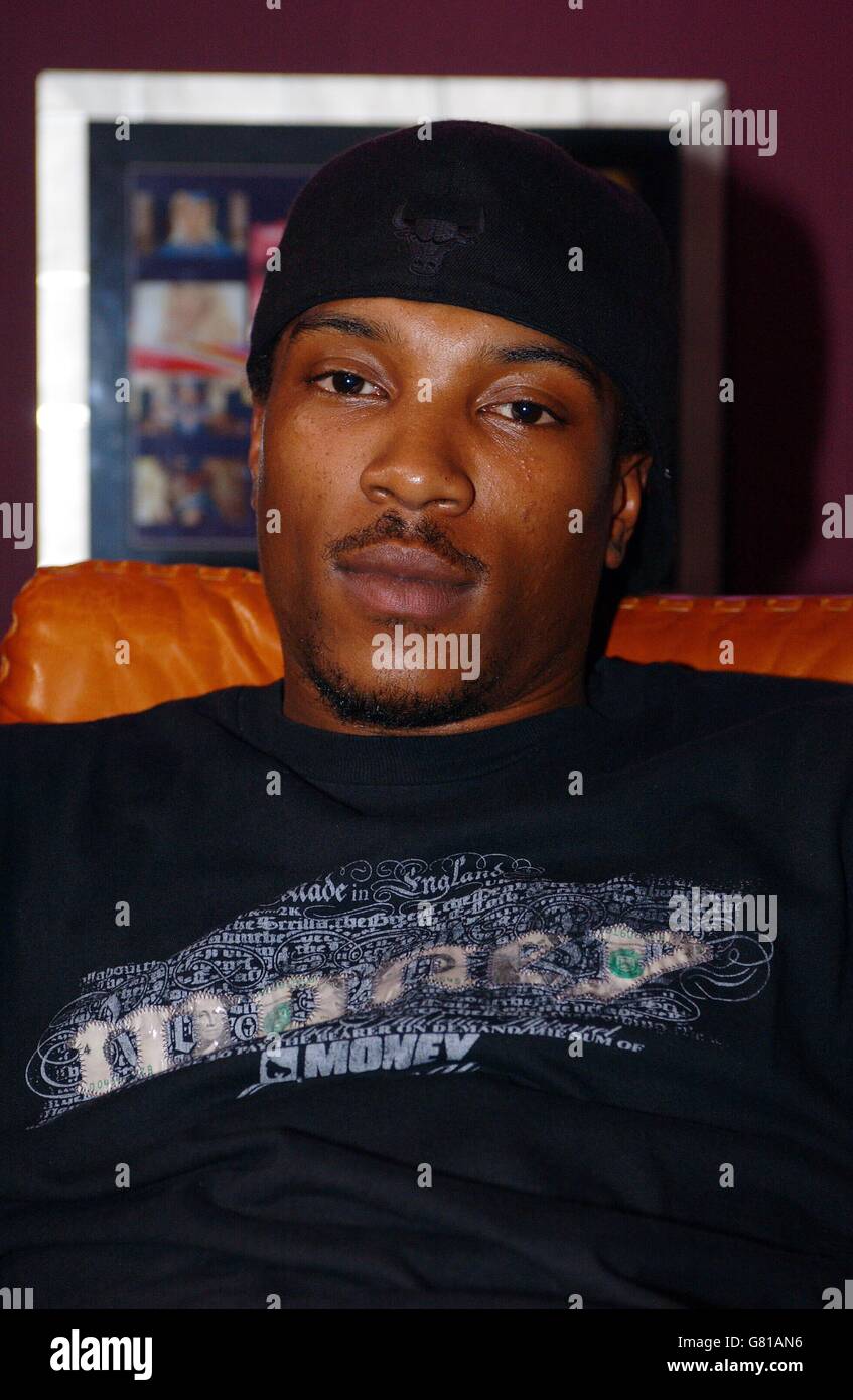 MTV's TRL - Total Request Live - Leicester Square. Asher D from the So ...