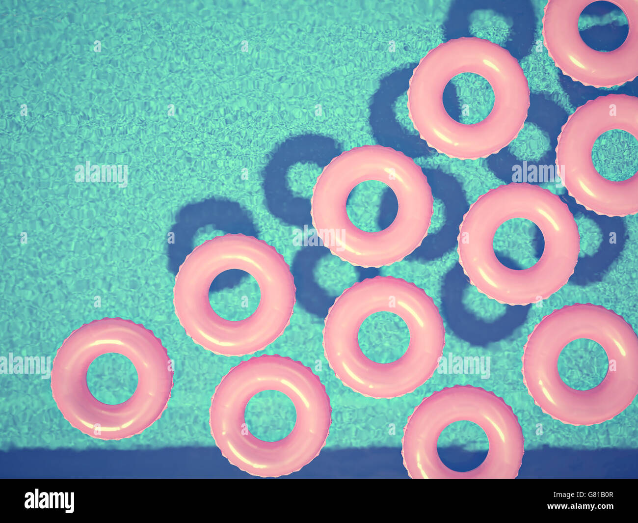 Miami pool float hi-res stock photography and images - Alamy