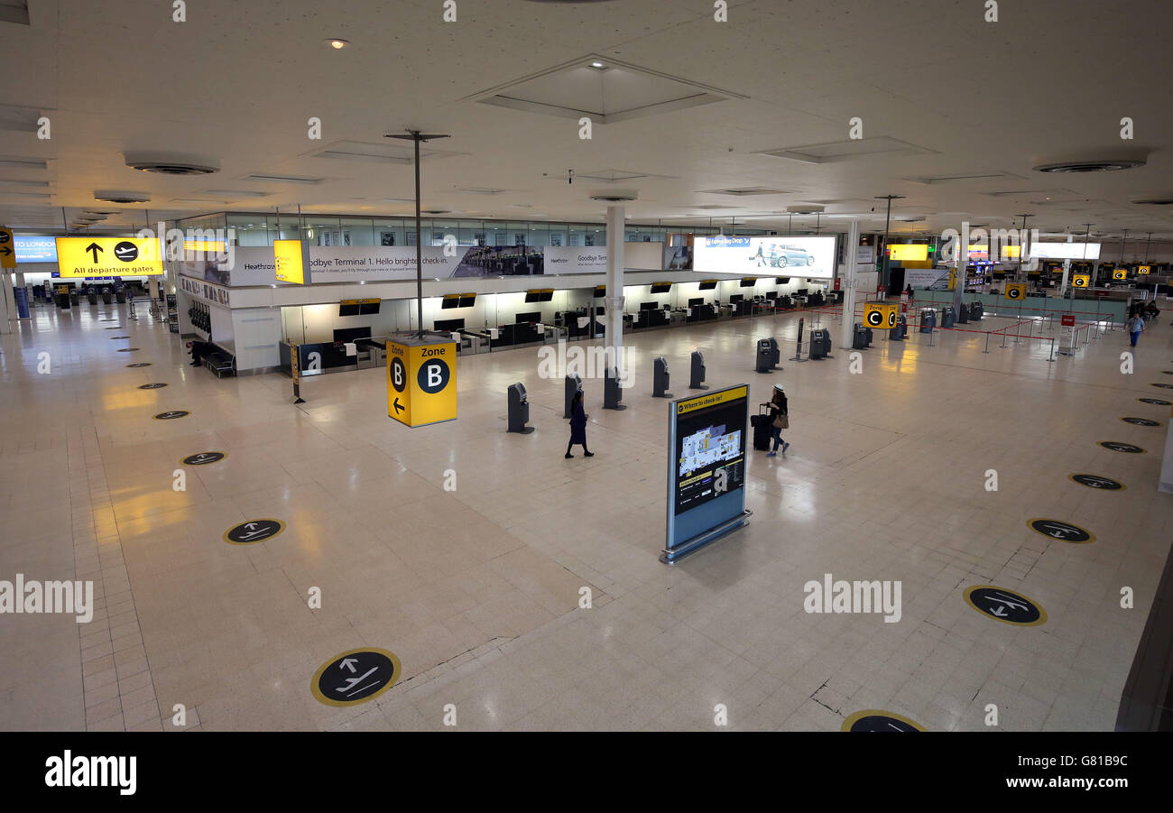 Heathrow T1 to close. The departures level of Terminal One at Heathrow ...