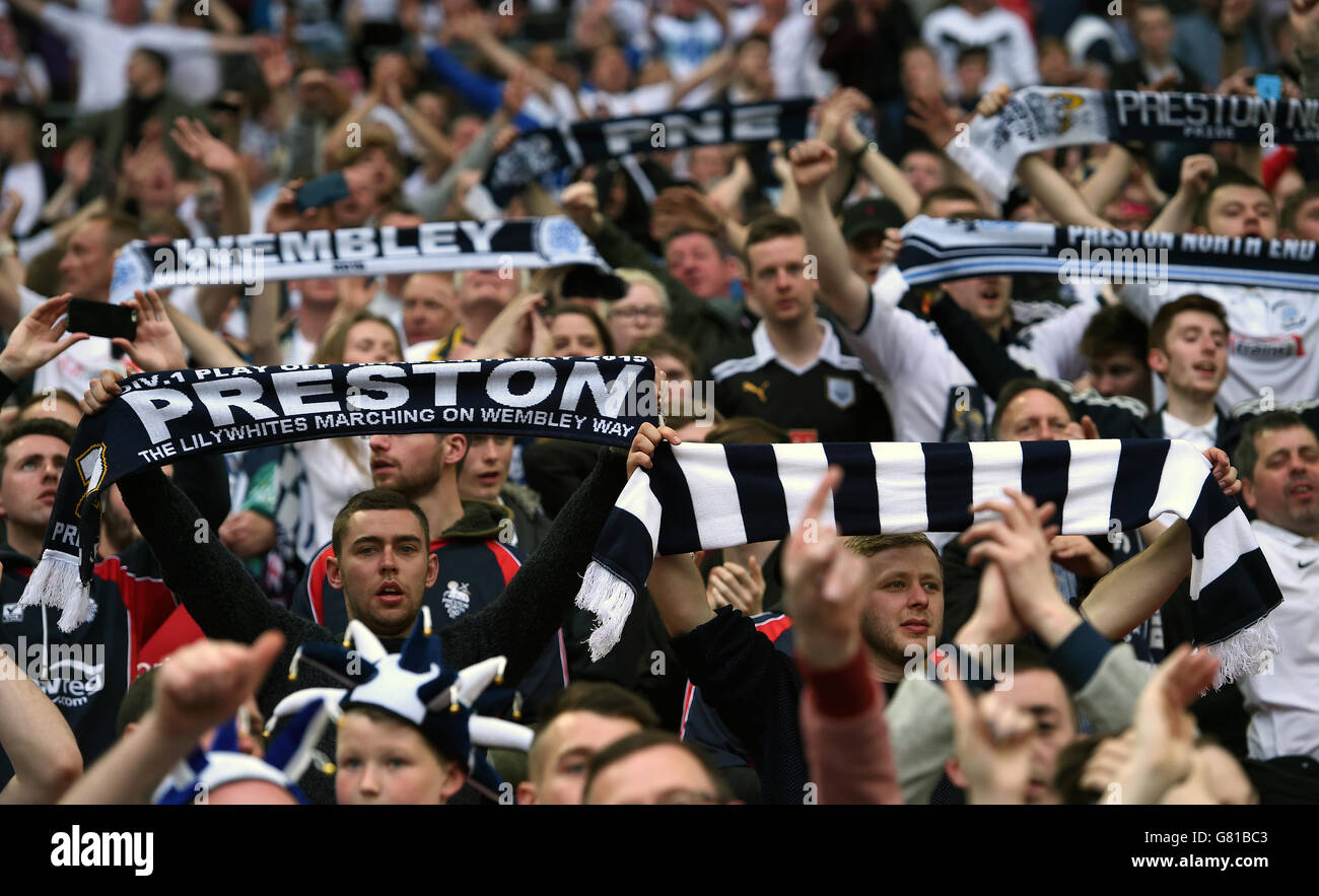Football ampics in the stands supporters crowd fans hi-res stock ...
