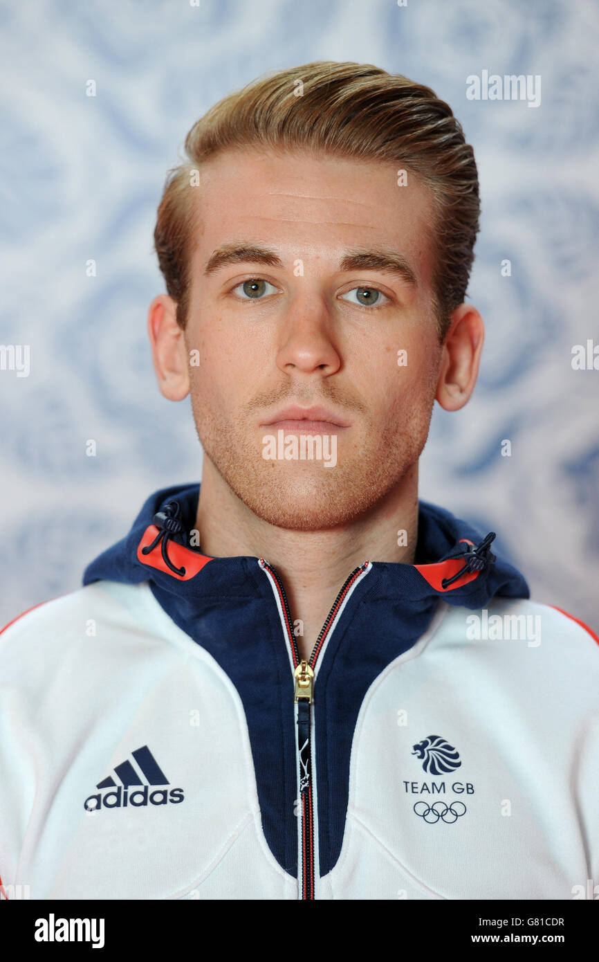 Fencer Ben Peggs during the kitting out session at the N.E.C ...