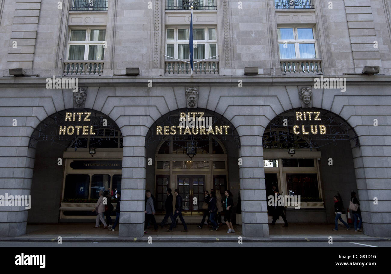 Celebrity Hangouts, London. General View of 'The Ritz' in central ...
