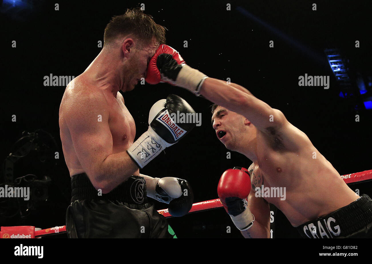 Boxing - The O2 Arena Stock Photo - Alamy