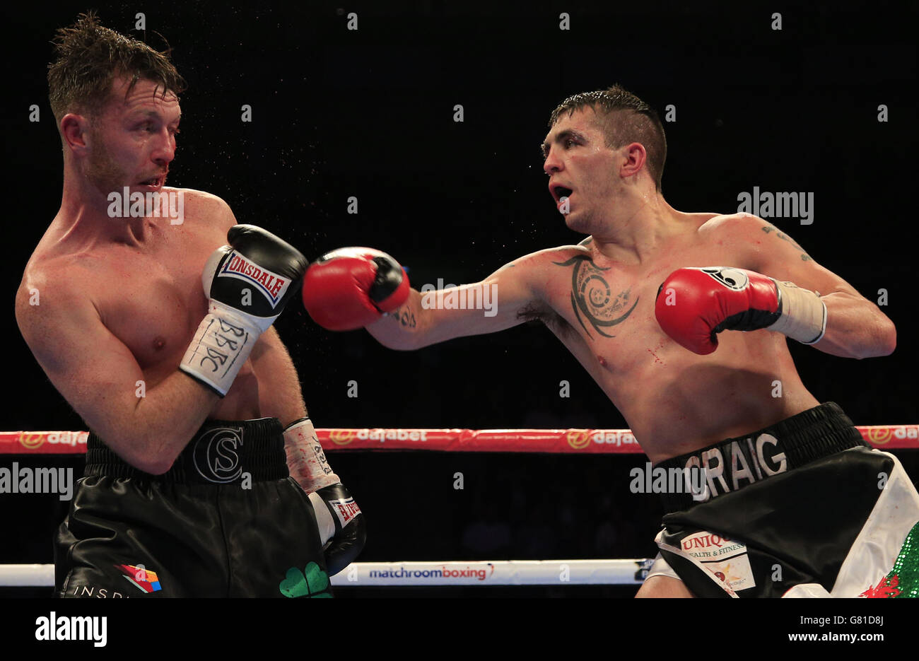 Boxing - The O2 Arena Stock Photo - Alamy