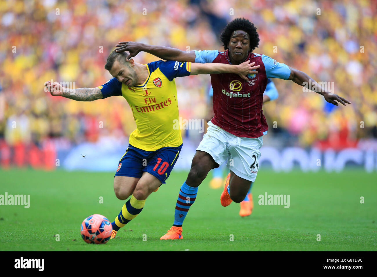 Soccer fa cup final arsenal v aston villa wembley stadium hi-res stock ...