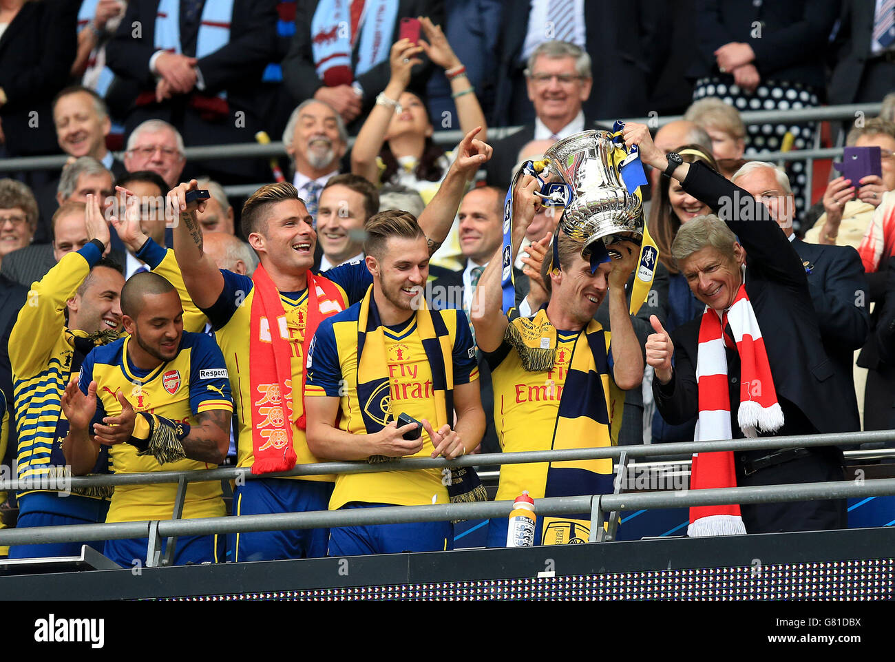 Soccer - FA Cup - Final - Arsenal v Aston Villa - Wembley Stadium Stock ...