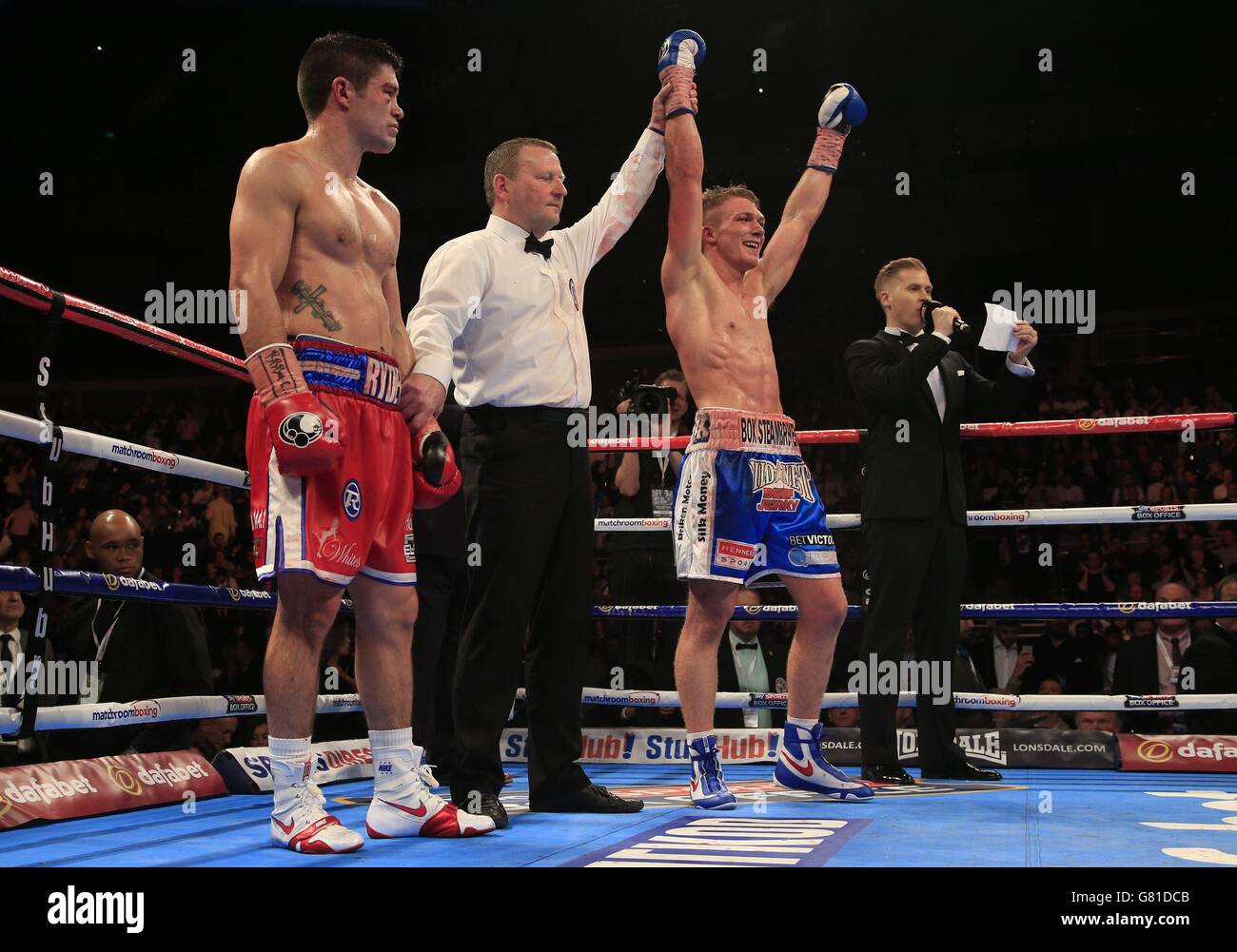 Boxing - The O2 Arena Stock Photo - Alamy