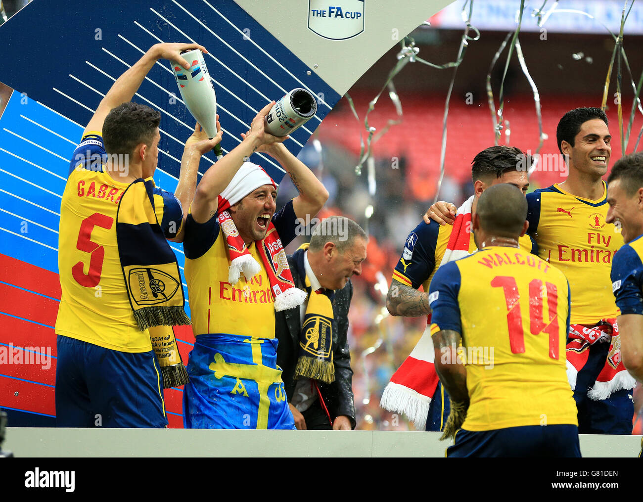 Soccer - FA Cup - Final - Arsenal v Aston Villa - Wembley Stadium Stock ...