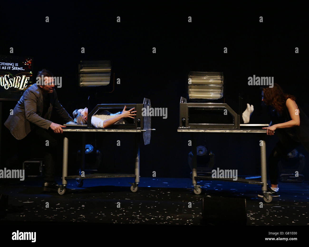 Impossible Magic Show photocall Stock Photo - Alamy