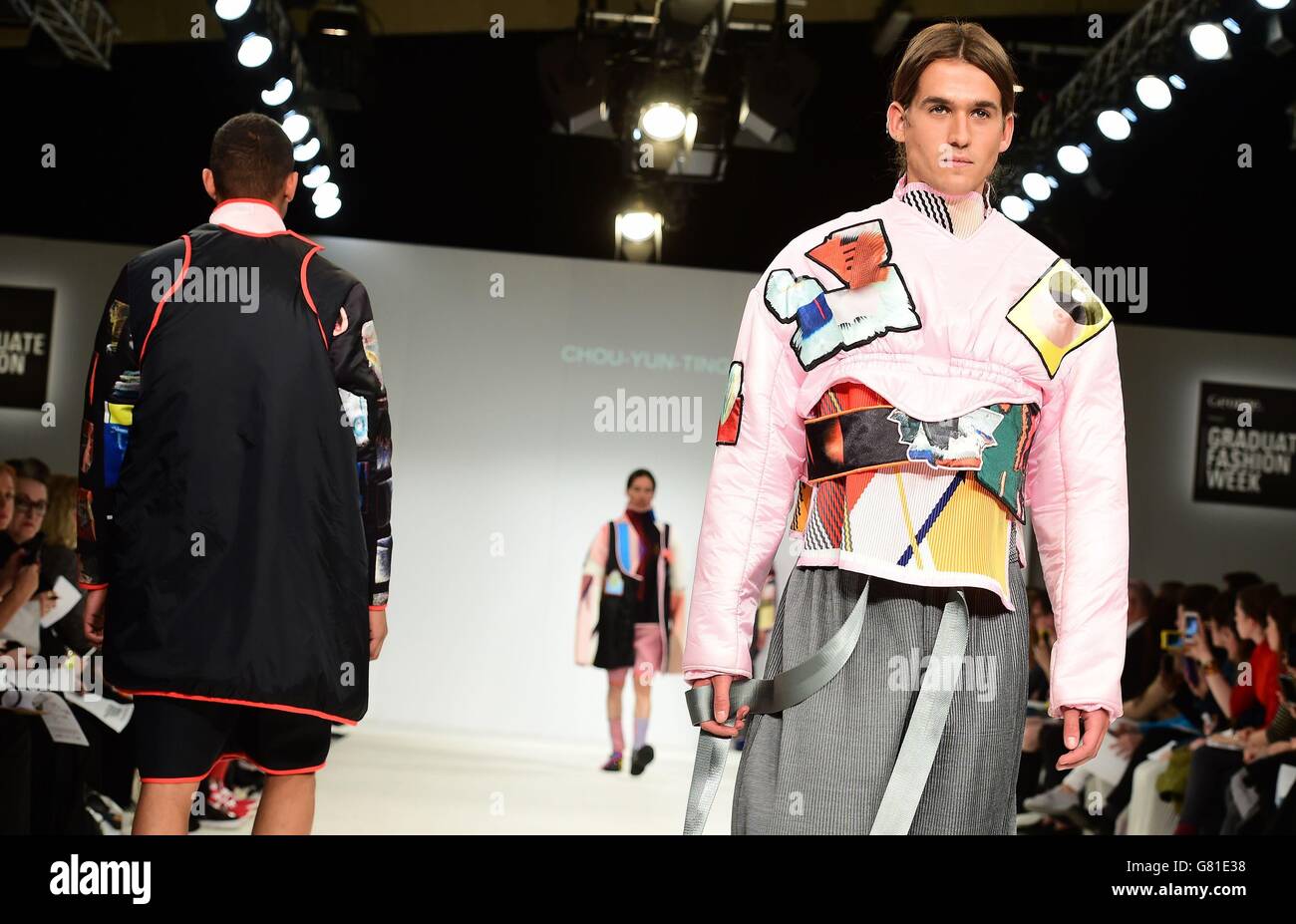 Models wear clothes designed by Chou-Yun-Ting during the Graduate ...