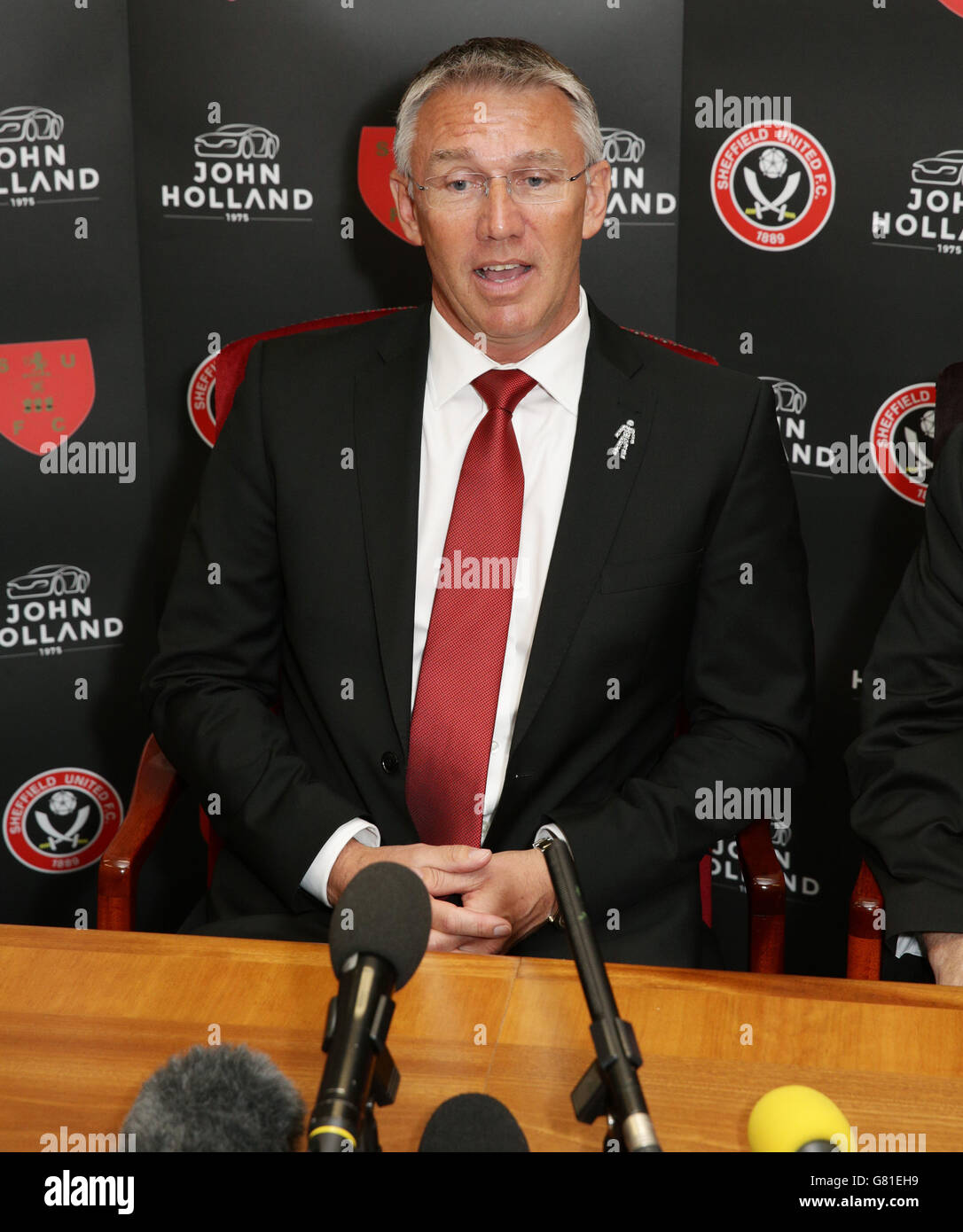 Nigel Adkins is unveiled as the new manager of Sheffield United during ...