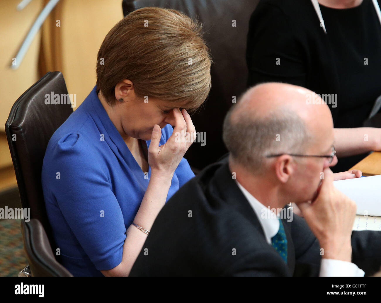 First Minister's Questions Stock Photo - Alamy