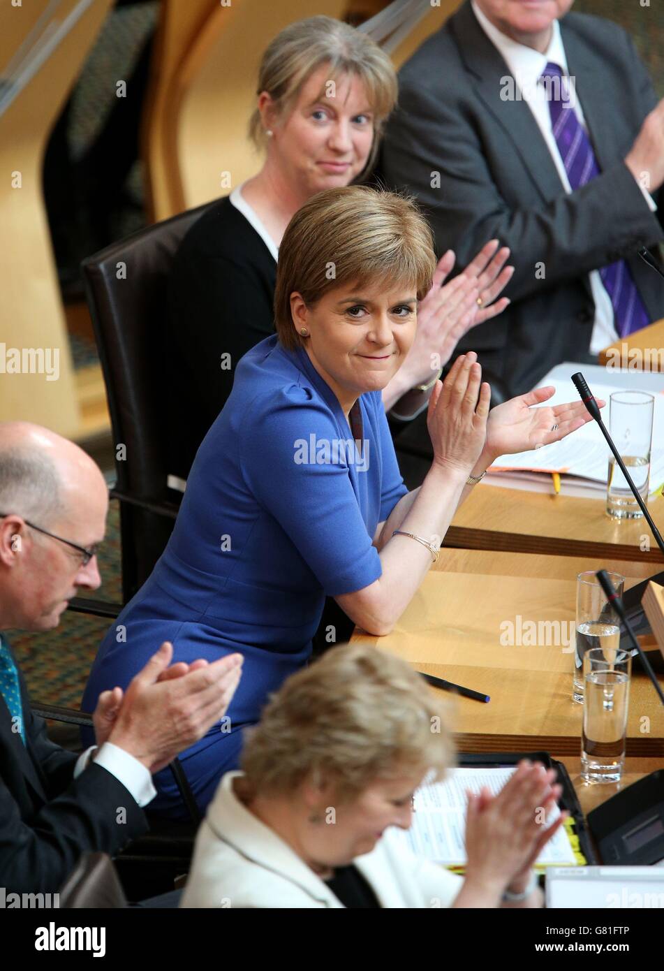 First Minister's Questions Stock Photo - Alamy