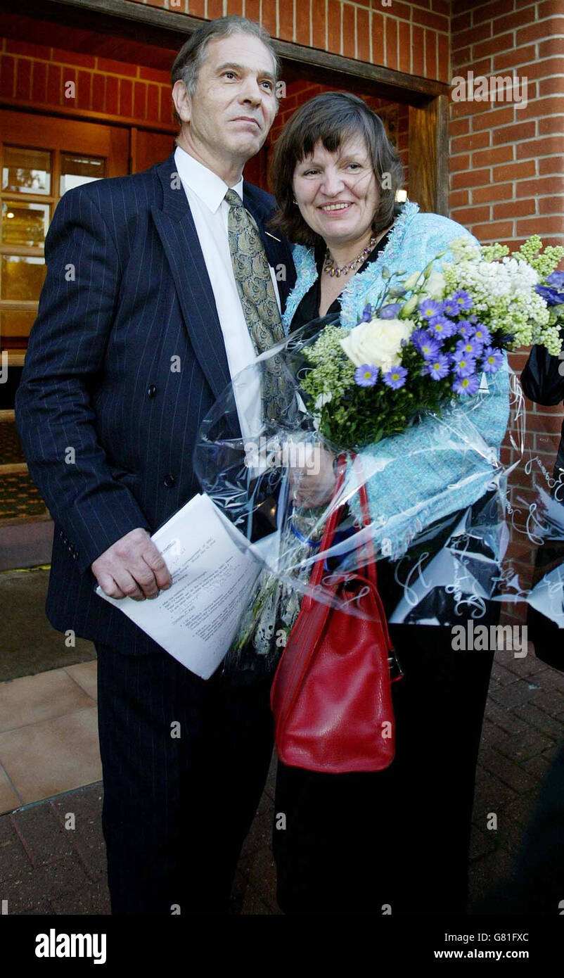 Sacked Conservative MP Howard Flight, with wife Christabel, leave the ...