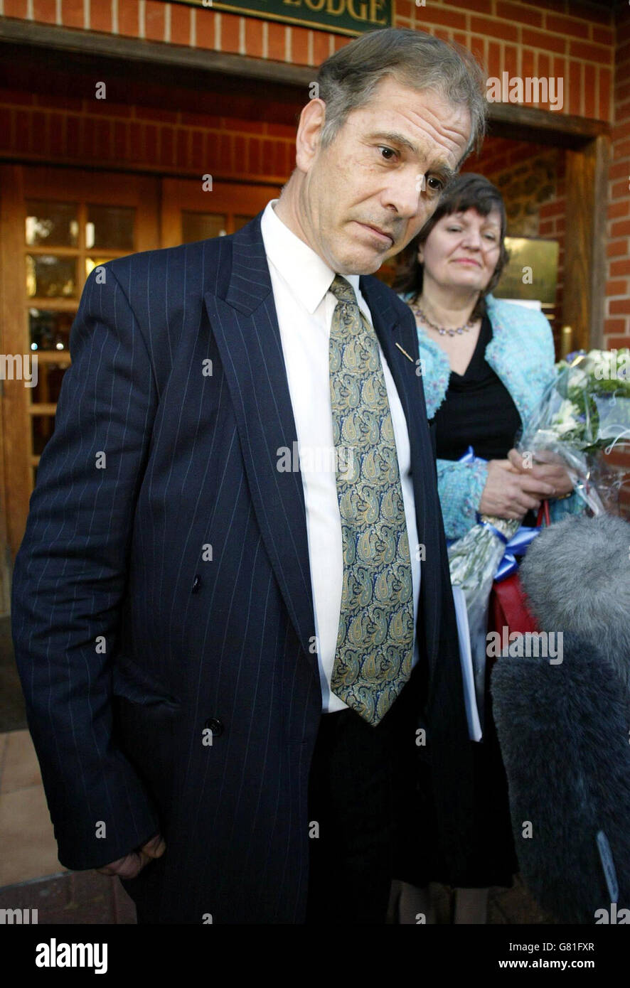 Sacked Conservative MP Howard Flight, with wife Christabel, leave the ...