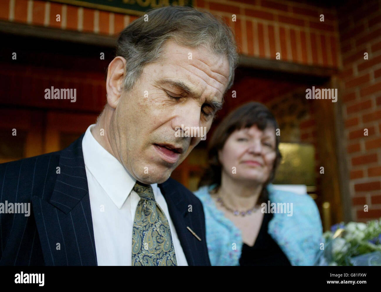 Sacked Conservative MP Howard Flight, with wife Christabel, leave the ...